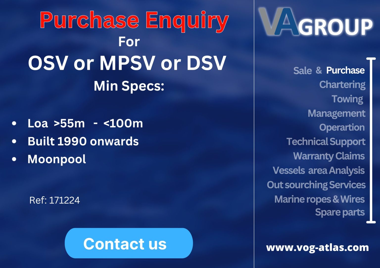 Enquiries - VA Group